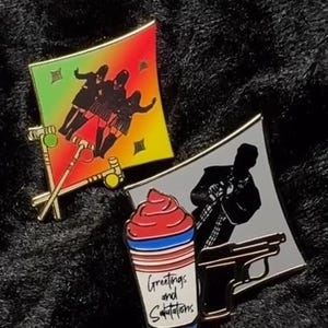 JD Hard Enamel Pin | Heathers Enamel Pins, Musicals Pins, Musical ...