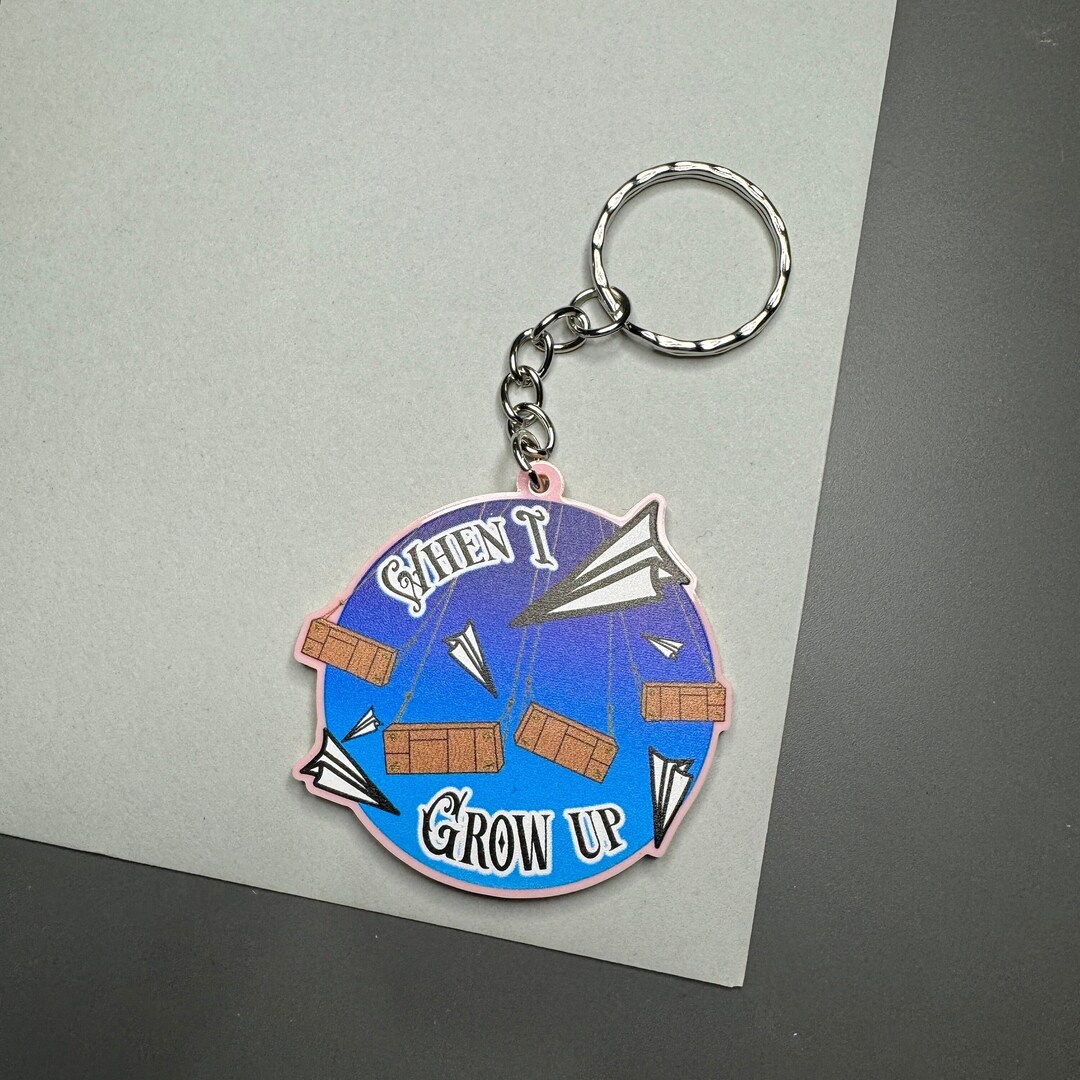 When I Grow up Acrylic Keychain | Musical Theatre Keyrings, Musicals ...