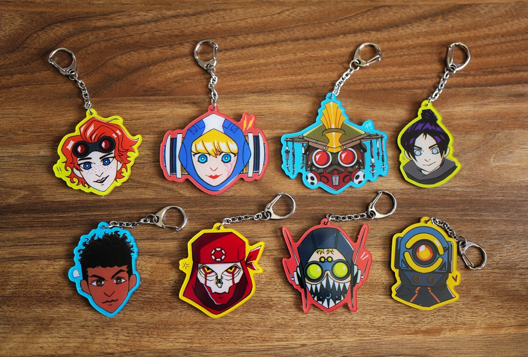 Apex Legends Character Acrylic Charms | Apex Legends Keychains - Etsy