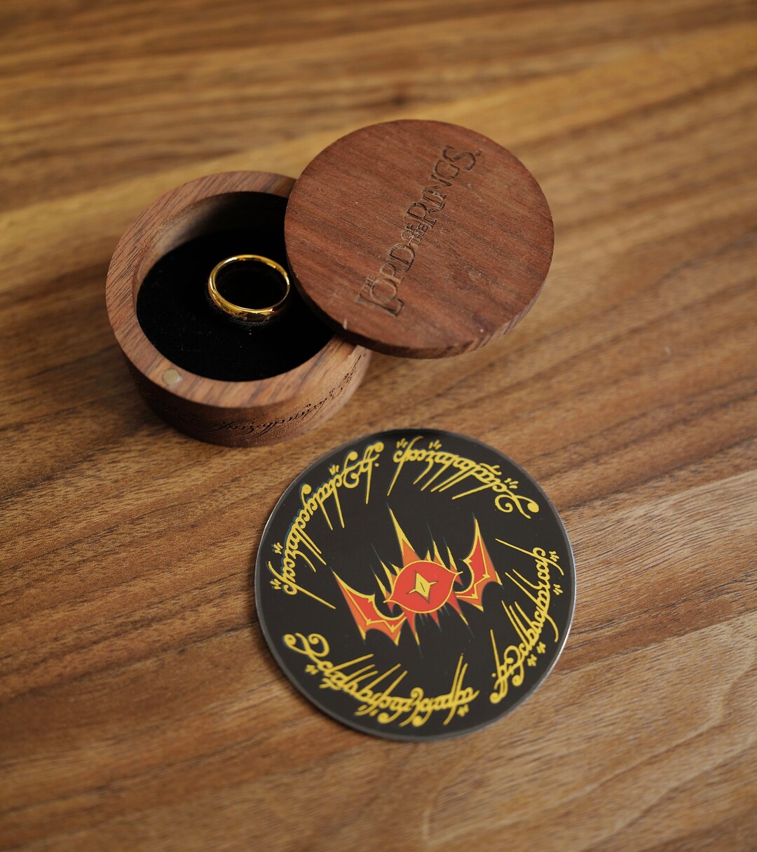 Lord of the Rings Sauron Gold Hot Stamped Sticker 3x3 - Etsy