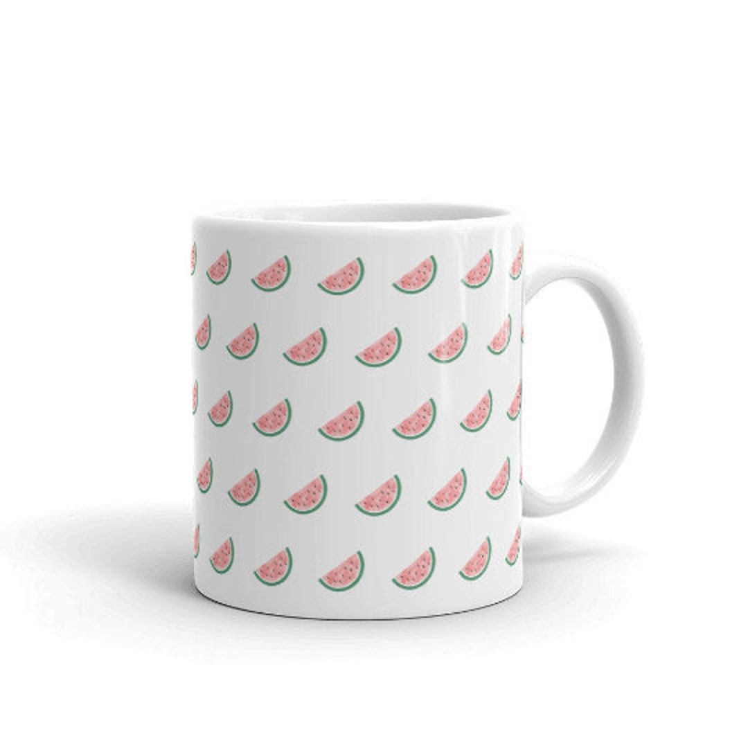 Watermelon Mug, Cute, Summer, Fruit, Coffee, Tea, Mug, Gift, Friends ...