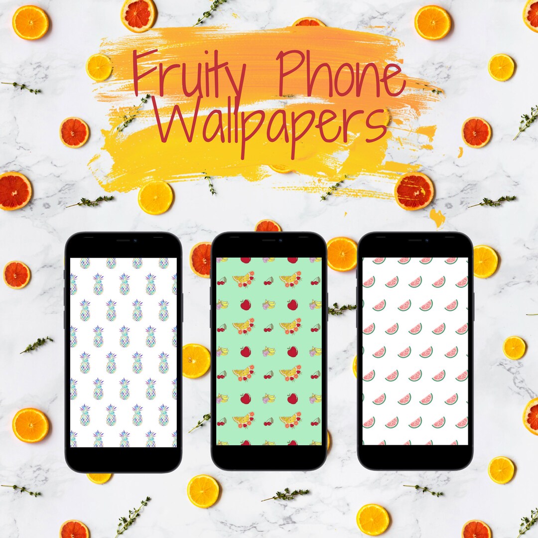 3 Fruit Themed Phone Wallpapers, Fruit, Summer, Phone, Android, Iphone ...