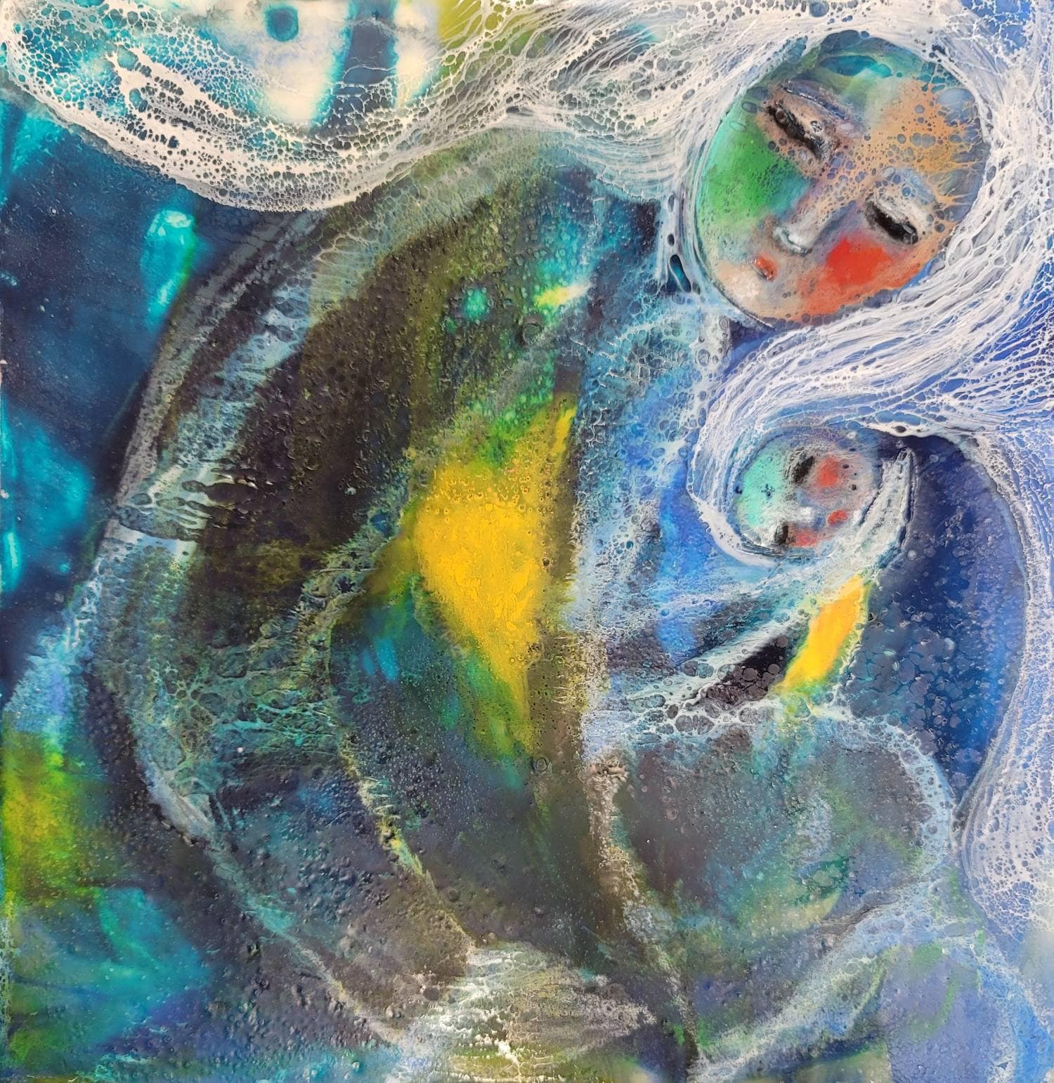 Encaustic Painting- Original Art -Wood Panel - Beeswax - Oil Painting ...