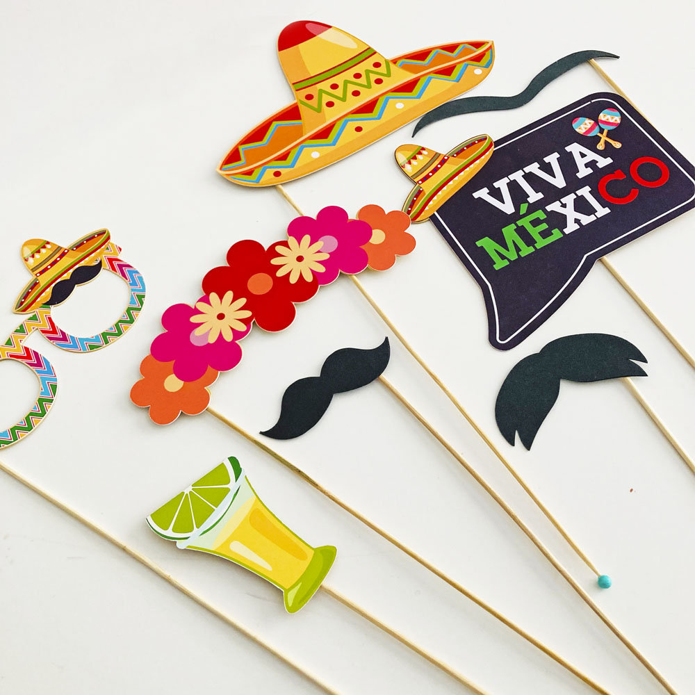 Printable Mexican Party Photo Booth Props - Etsy