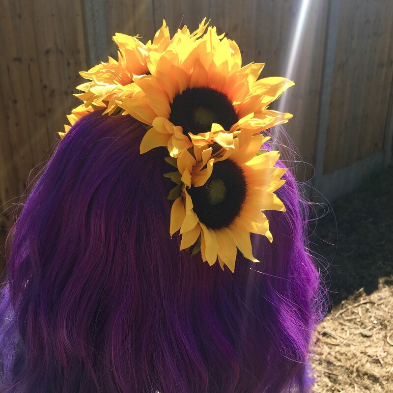 Sunflower Headband - Etsy
