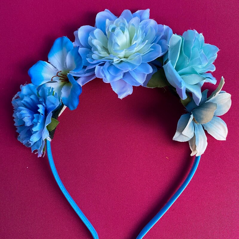 Purple Flower Crown - Etsy UK
