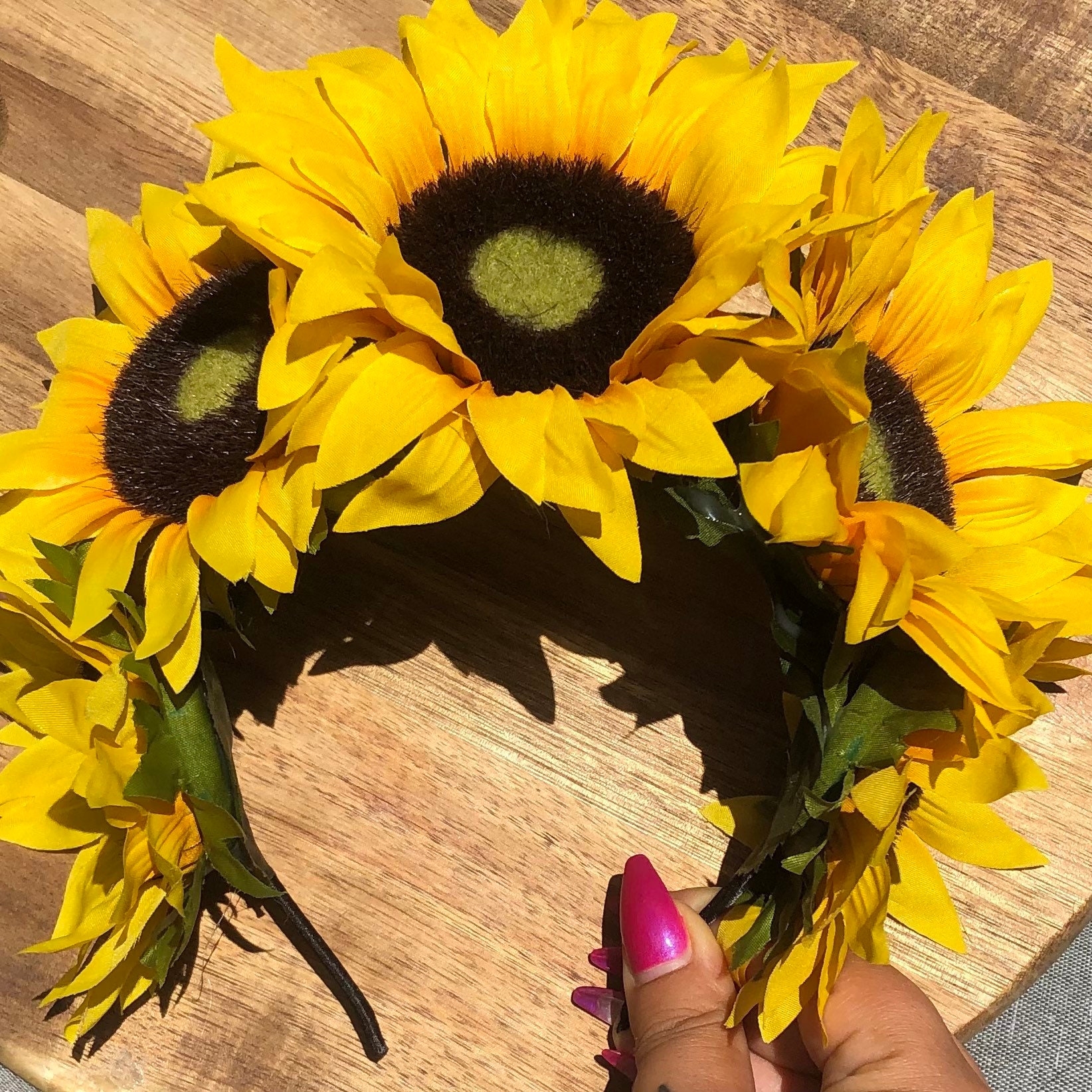 Made to Order Sunflower Crown Sunflower Headband Adult - Etsy