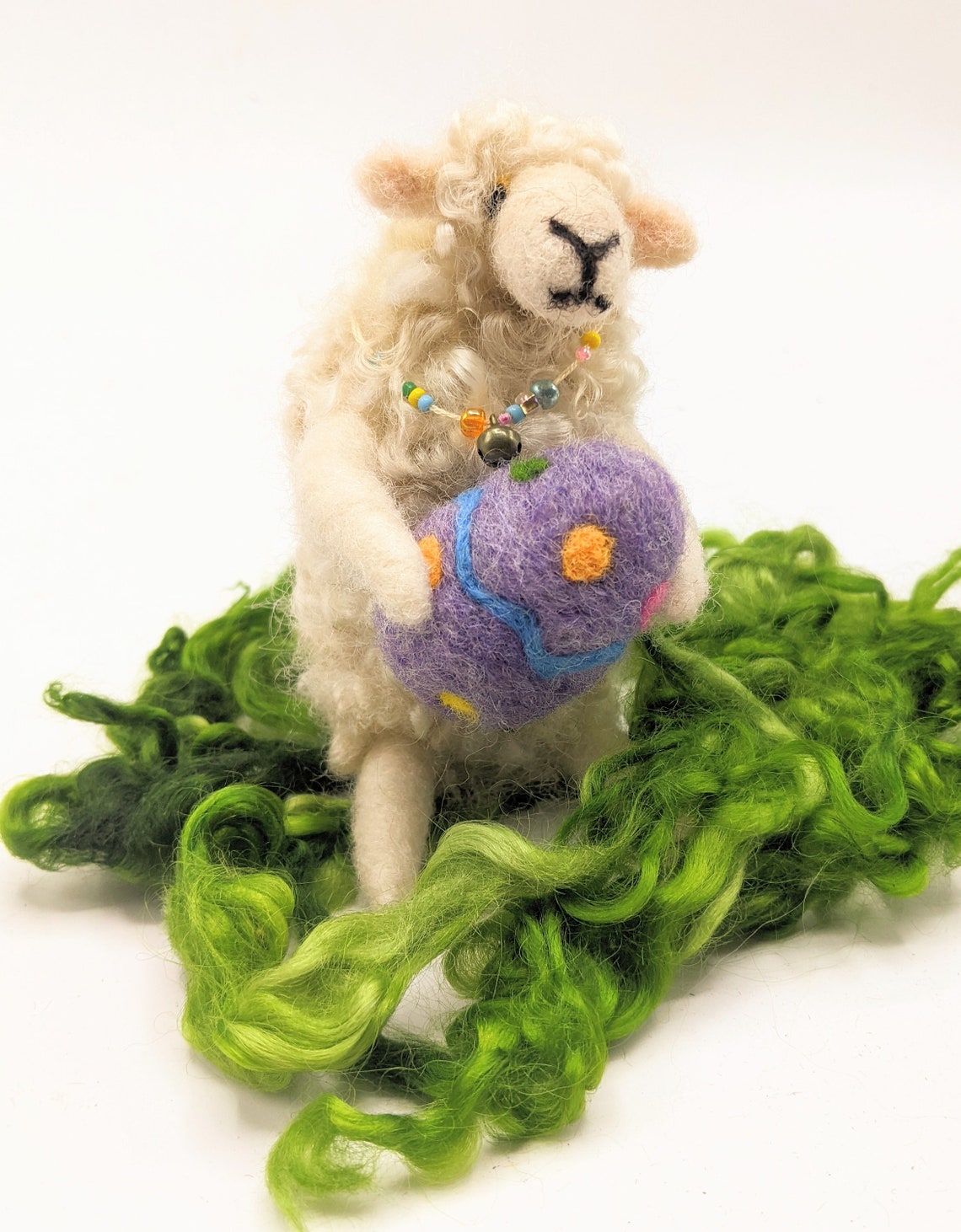 Easter Lamb | Spring Gift | Needle Felted Sheep | Cotswold Sheep ...
