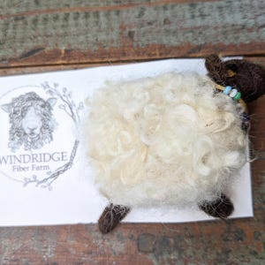Handmade Felted Sheep Pin | Lightweight Farm Brooch - Etsy