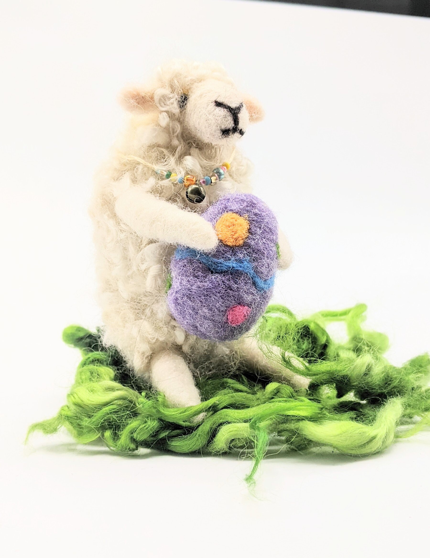 Easter Lamb | Spring Gift | Needle Felted Sheep | Cotswold Sheep ...