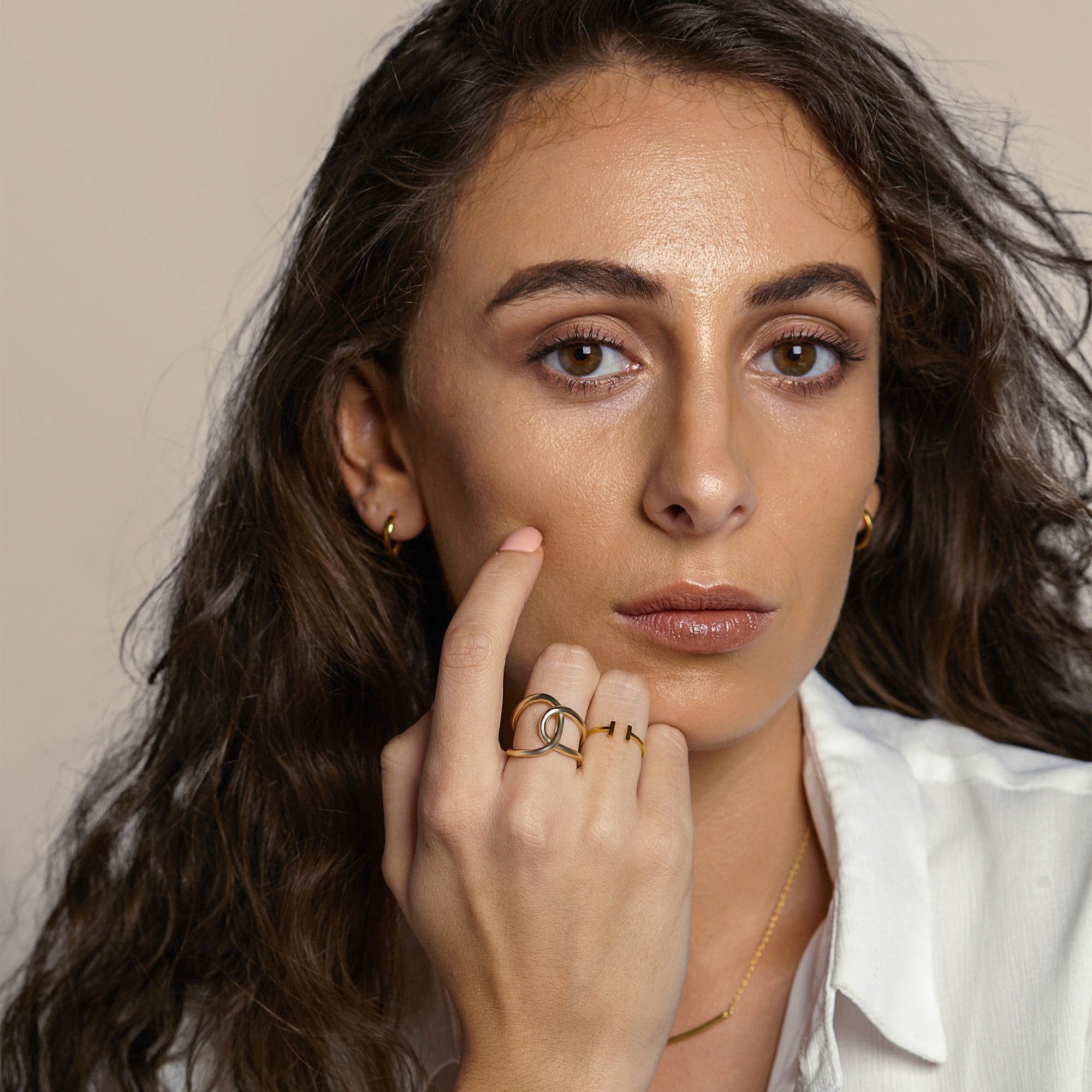 Rose Gold Statement Ring, Big Rings for Women, Thumb Ring, Statement ...