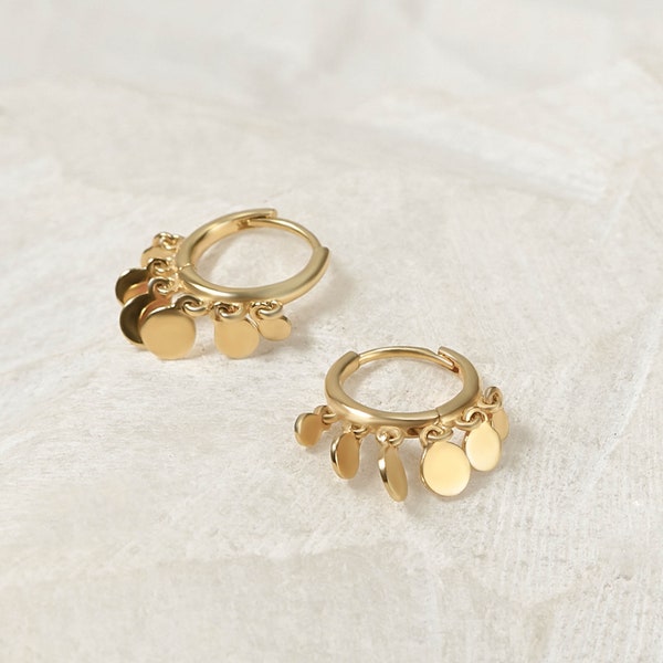 Dangle Coin Earrings - Etsy