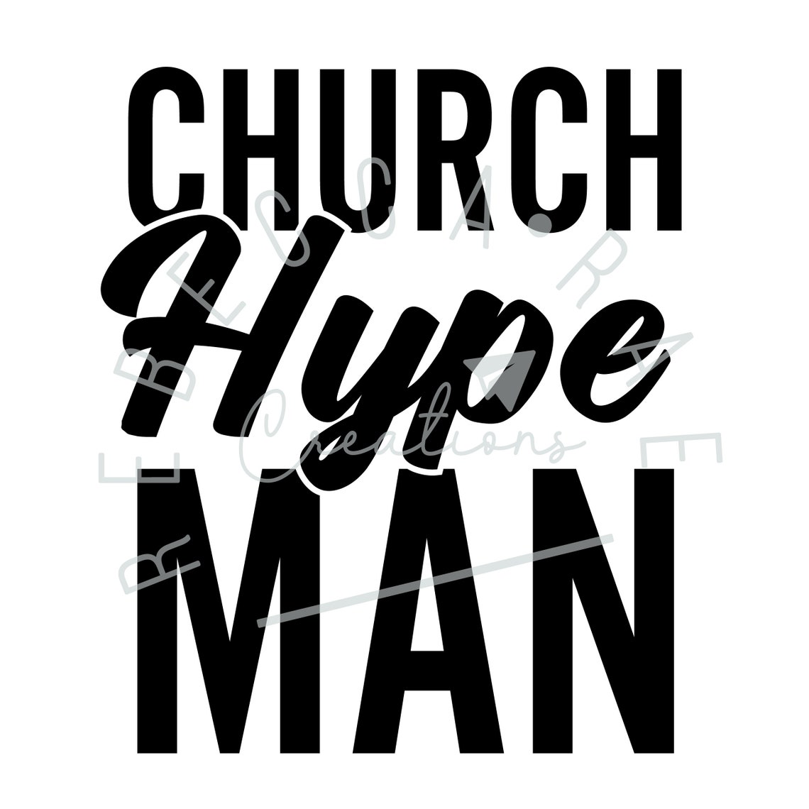 Hype Man SVG Church SVG File for Cricut Church Pdf Design for | Etsy
