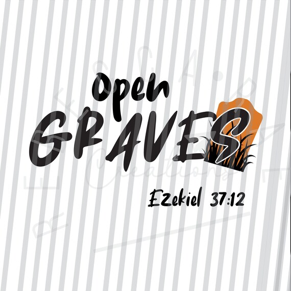 Tumbas abiertas SVG lápida svg Christian halloween SVG - Etsy España