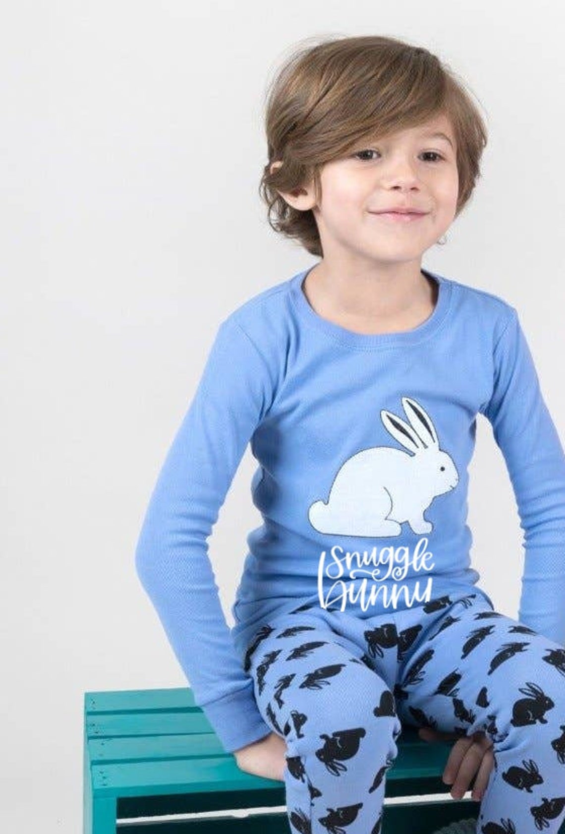 Snuggle Bunny Family Pajamas Easter Pajamas for the Family - Etsy