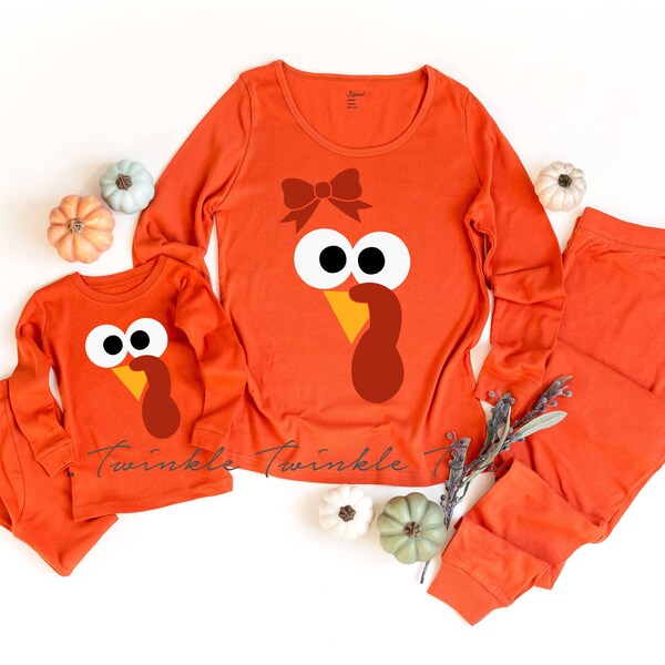 Thanksgiving Matching Pajamas - Etsy