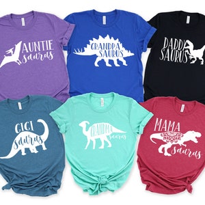 Grandmasaurus Shirt Dinosaur Birthday Party 3 Rex Birthday | Etsy