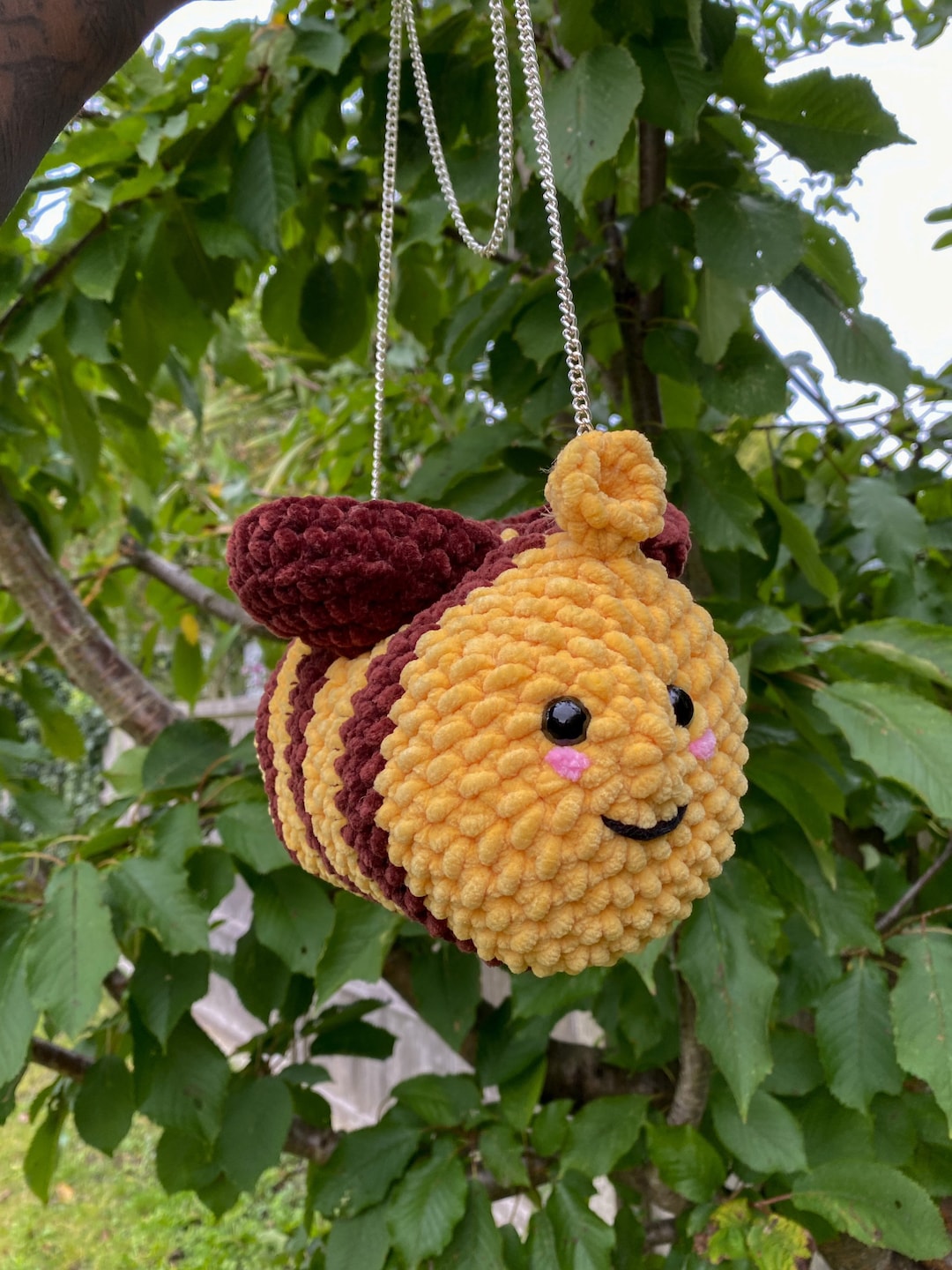 Nectar Crochet Bee Bag / Crochet Bag / Amigurumi Bee / Crochet Purse ...