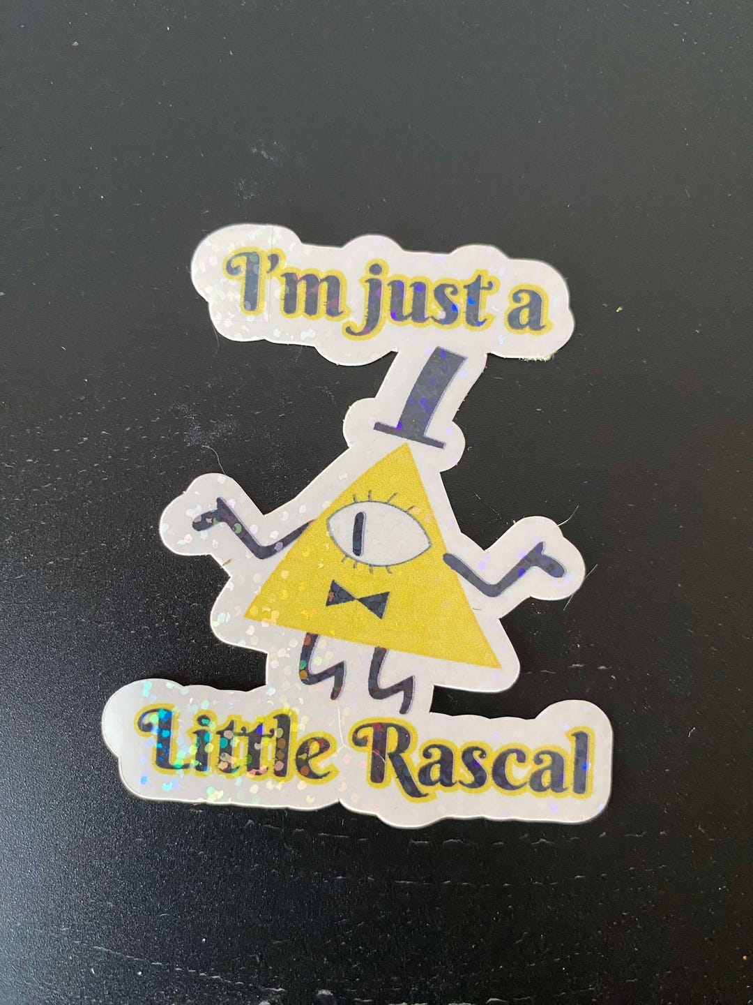 Bill Cipher Funny Stickers Holographic and Waterproof - Etsy