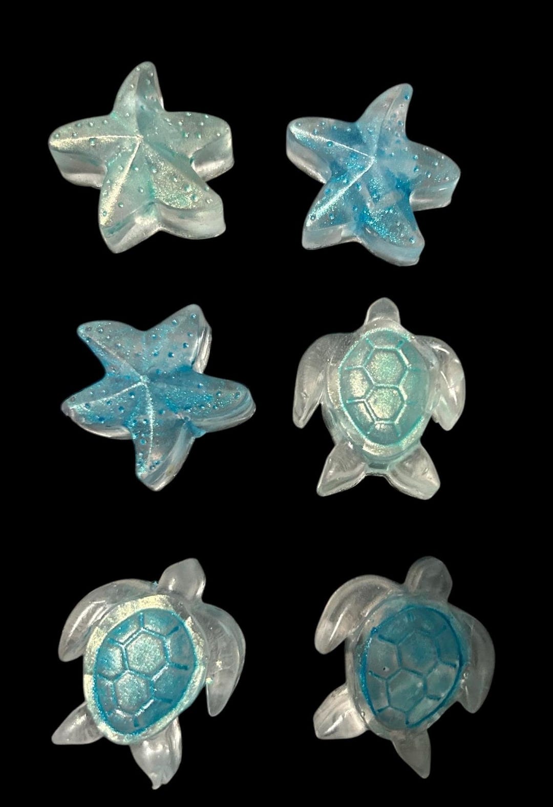 Turtle Soaps , Sea Glass Color Soap .ocean Soap ,beach Soap , Beach ...