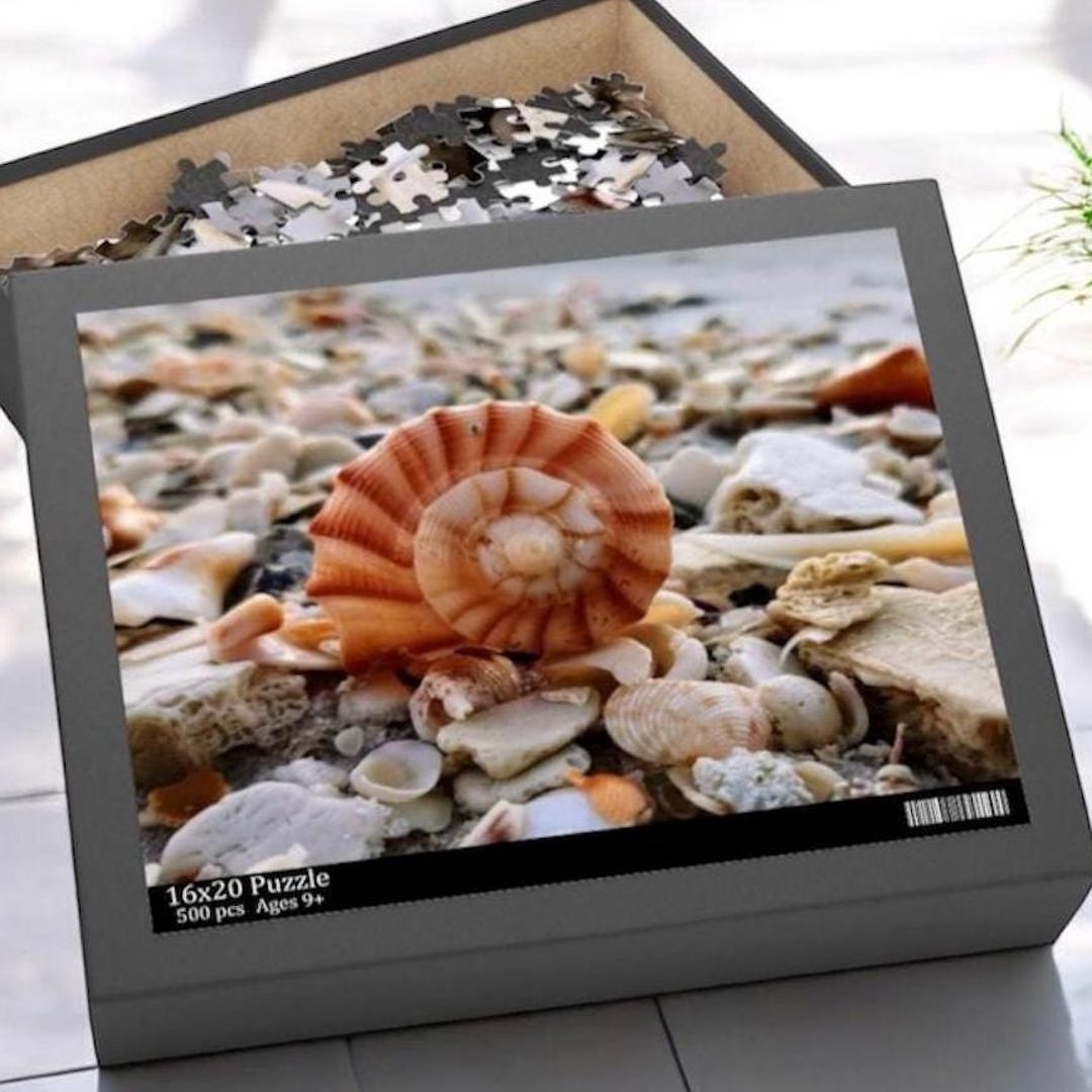 Seashell Gift Idea, Seashell Puzzle (120, 252, 500-piece) - Etsy