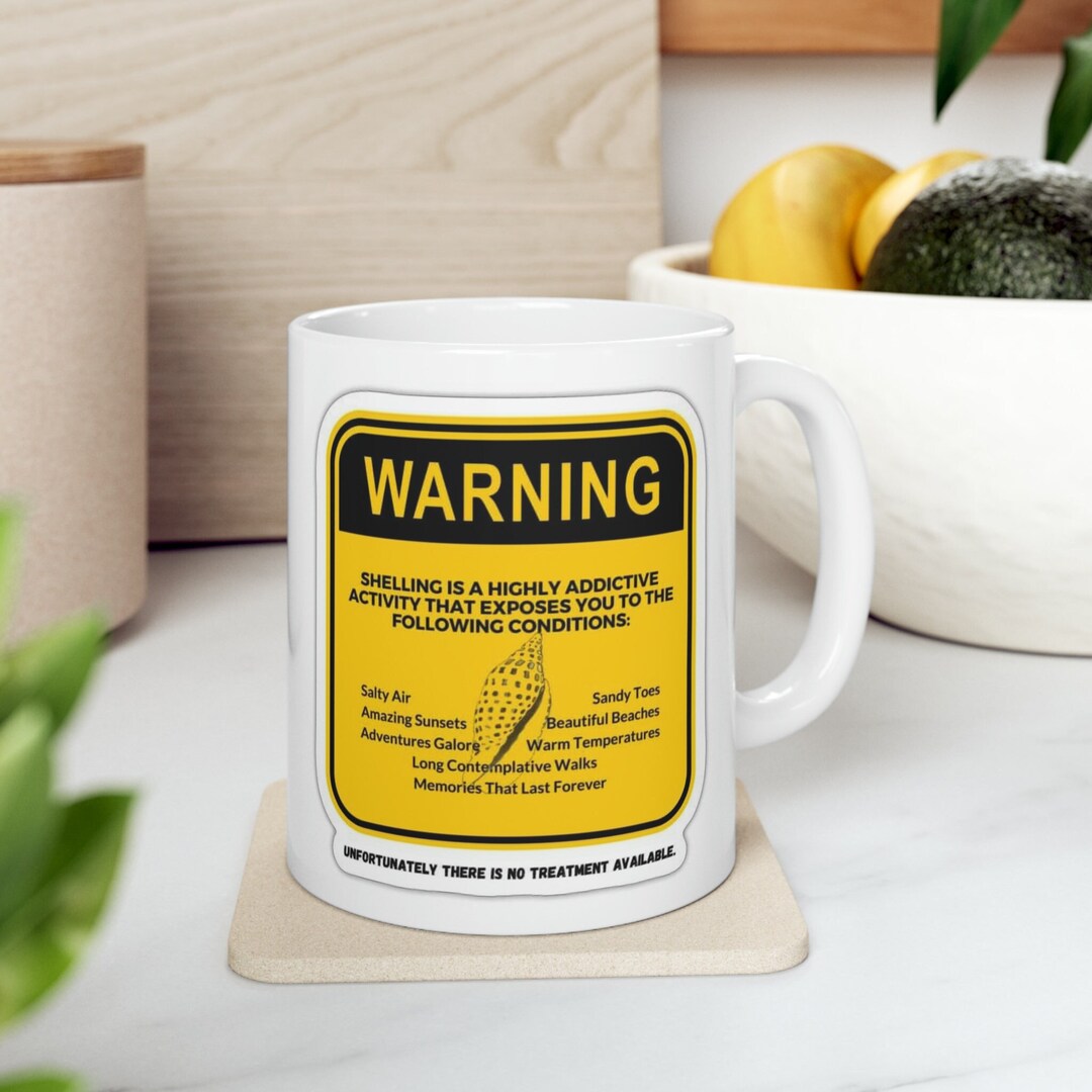 Funny Sea Shell Mug for Seashell Lover Retirement Party Beach Lover ...