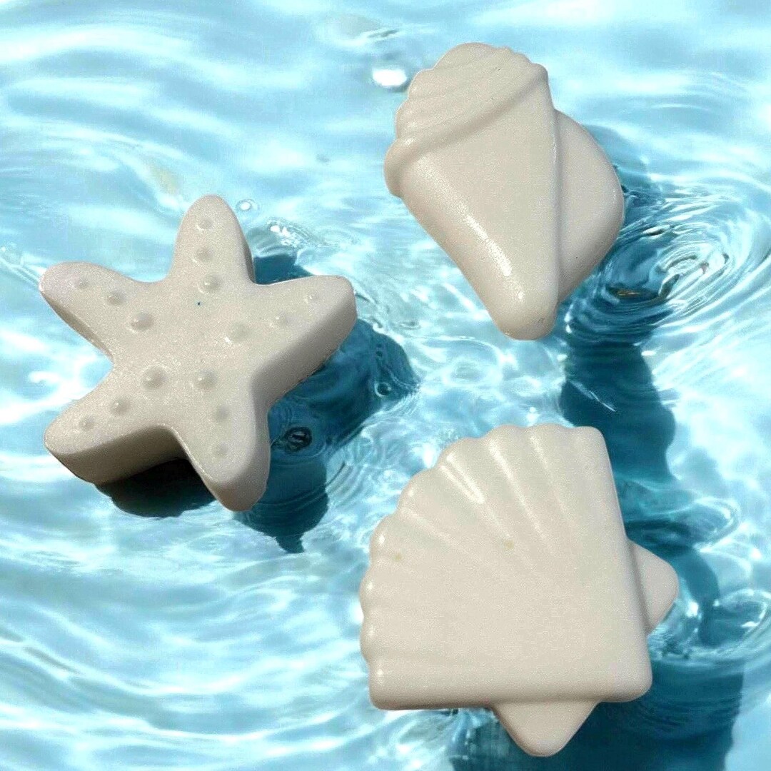 Seashell Soaps | Unscented Triple Butter Soap |ocean Soap |beach Soap ...
