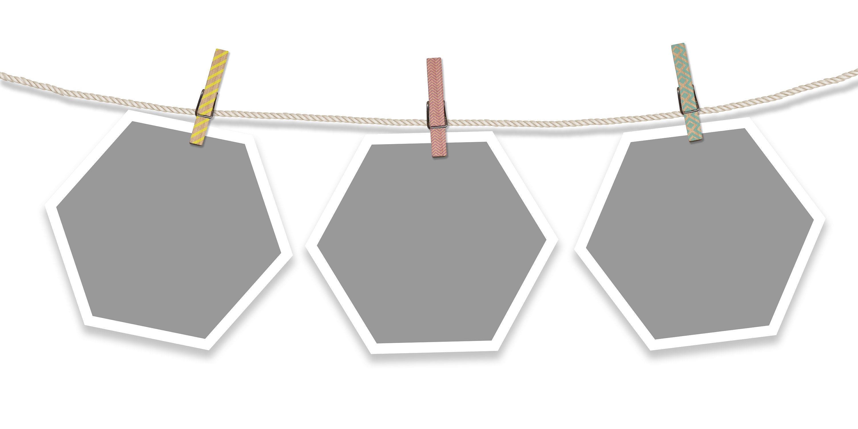 Hexagon Clothes Peg Template | Honeycomb Photoshop Template | Woodgrain ...