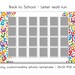 School Photo Template Set of 2 | 8x12 Class | 5x7 Portrait |alphabet ...