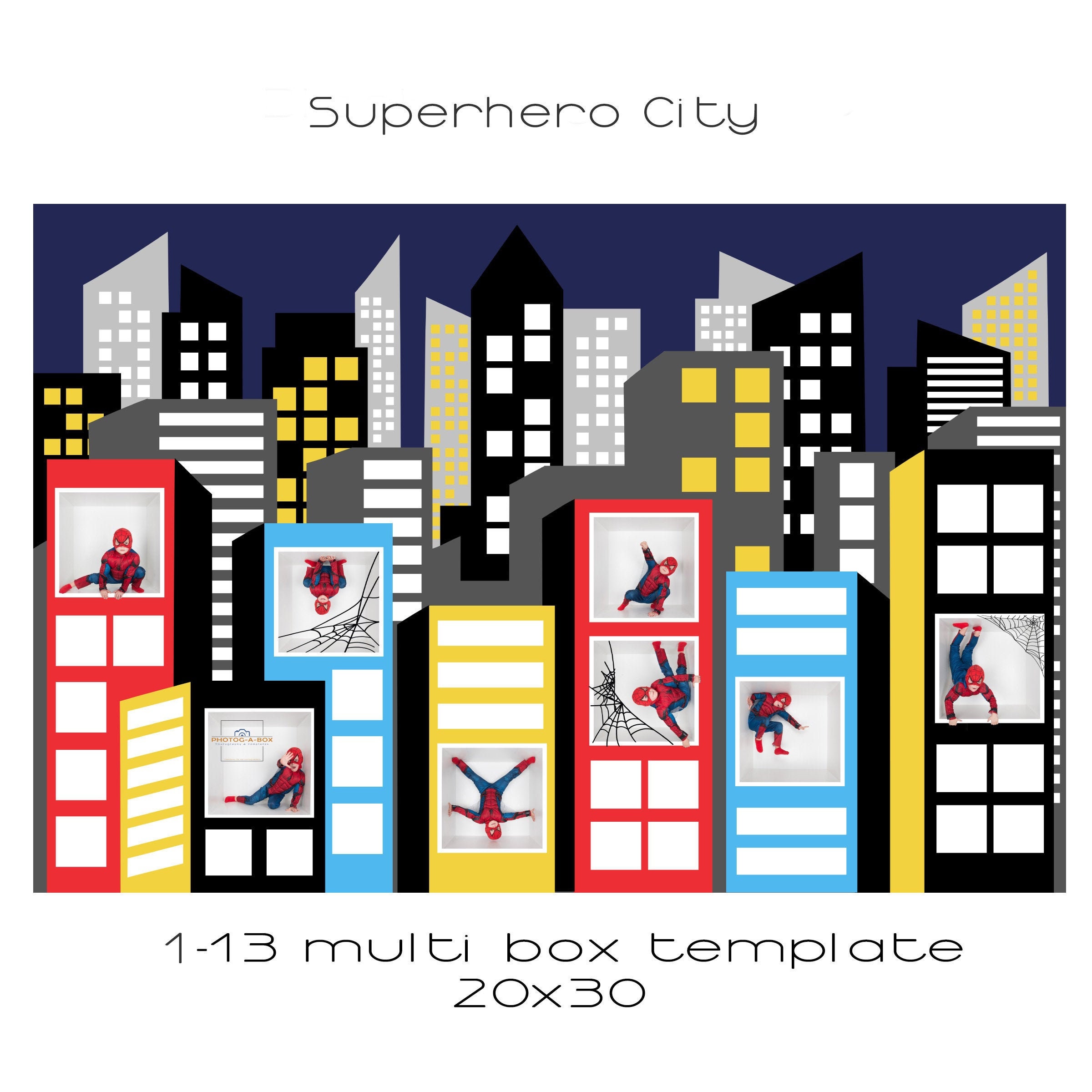 Superhero Cityscape Template