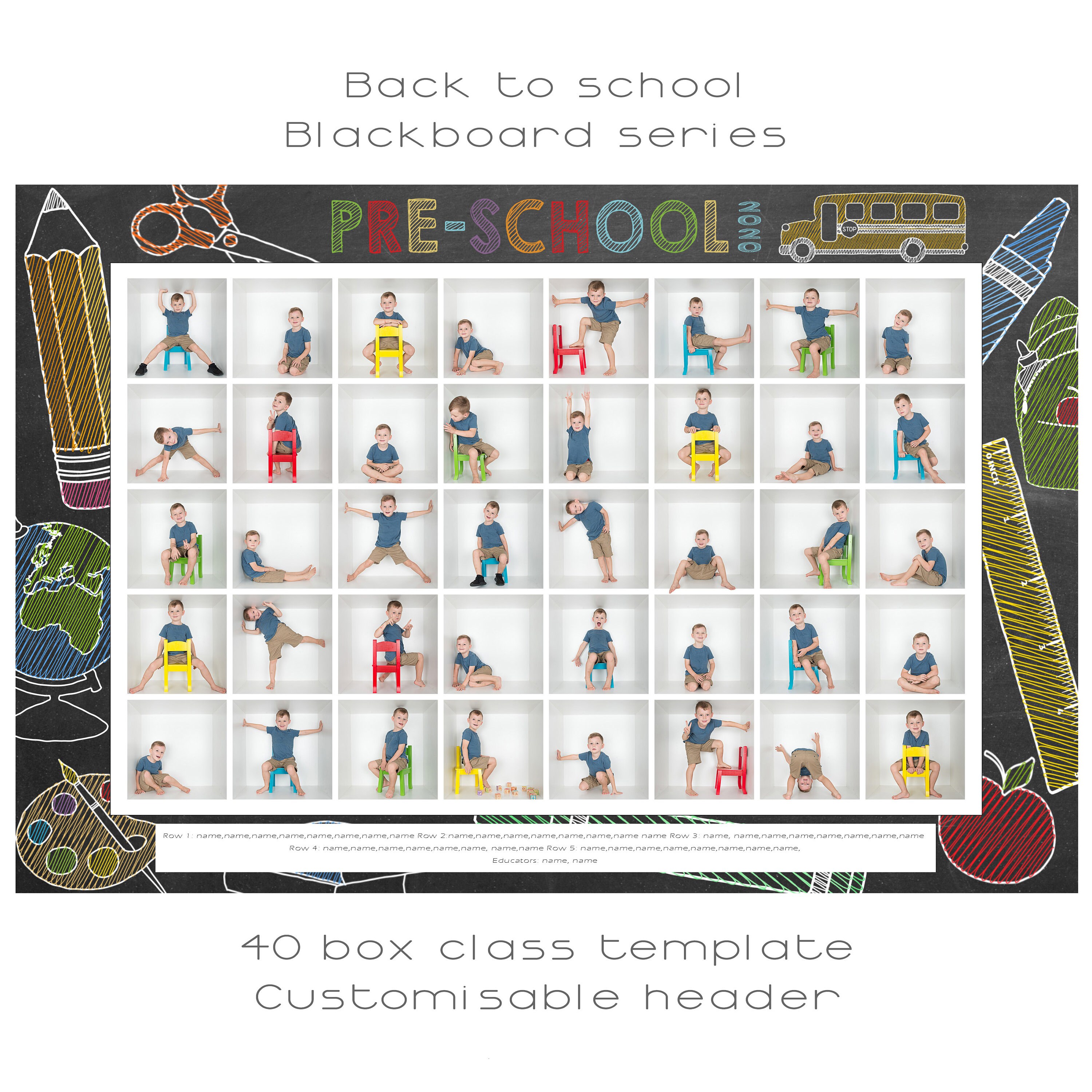 Back to School | Class | Blackboard | Preschool | Kindergarten ...