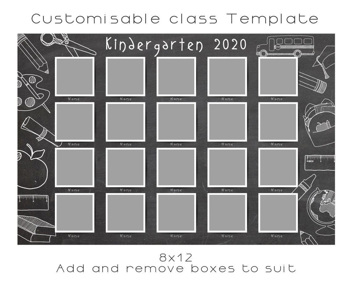 Customisabe Class | Blackboard | Preschool | Kindergarten | Graduation ...