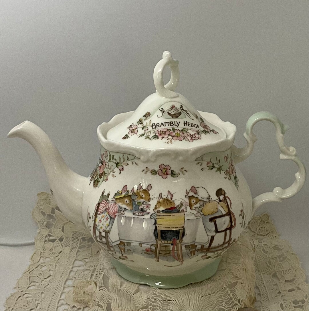 Brambly Hedge Teapot, Jill Barkin, Rare Brambly Hedge Royal Doulton ...