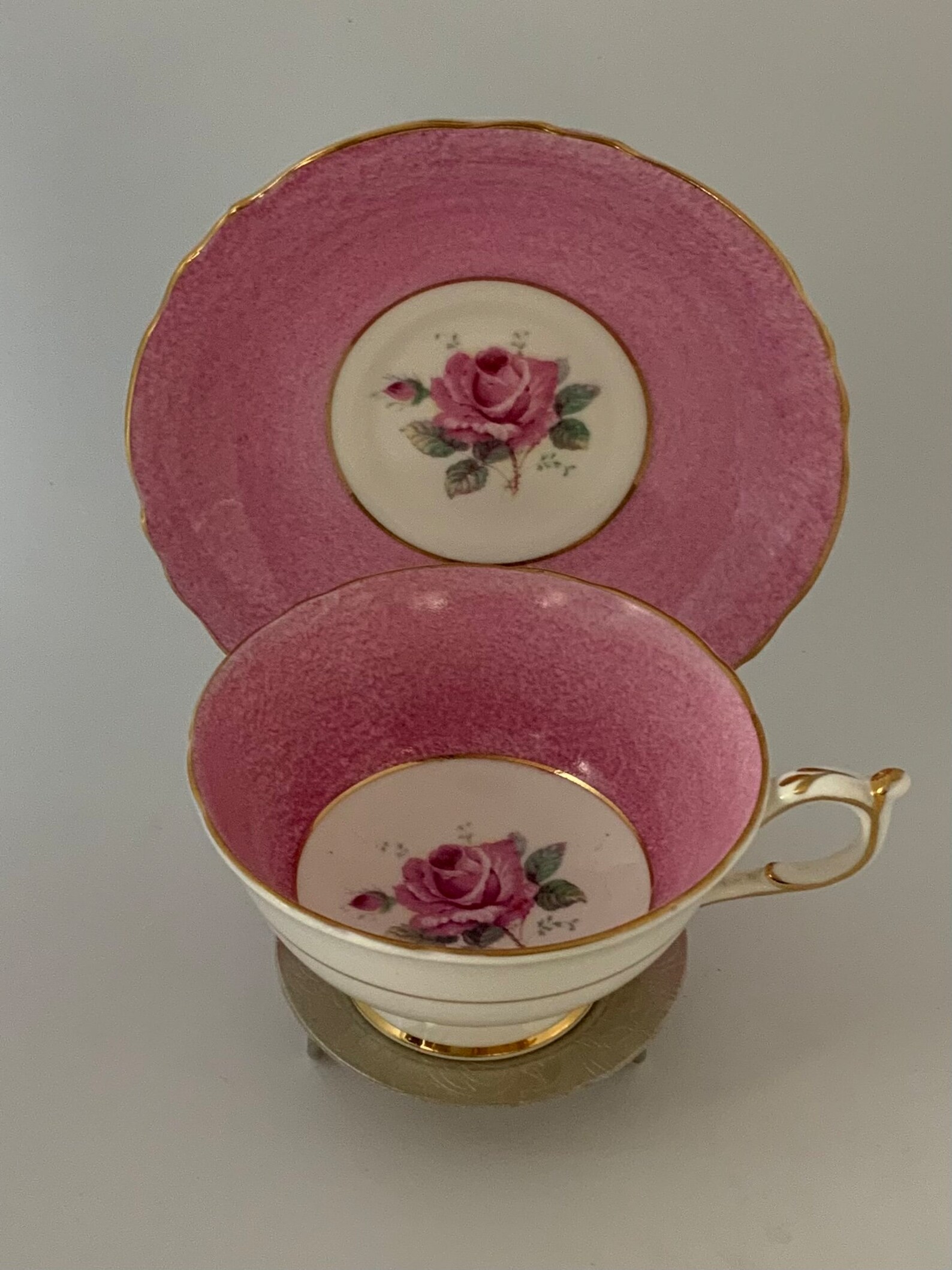 Vintage Paragon Teacup, Rare Paragon Rose Teacup Circa 1940s,exquisite ...