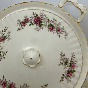 Vintage Lavender Rose China Covered Casserole Dish by Royal Albert - Etsy