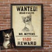 Custom Pet Wanted Poster, Funny Animal Lover Gift, Criminal Dog ...