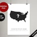 Custom Country or State Poster Digital Print Minimalist - Etsy