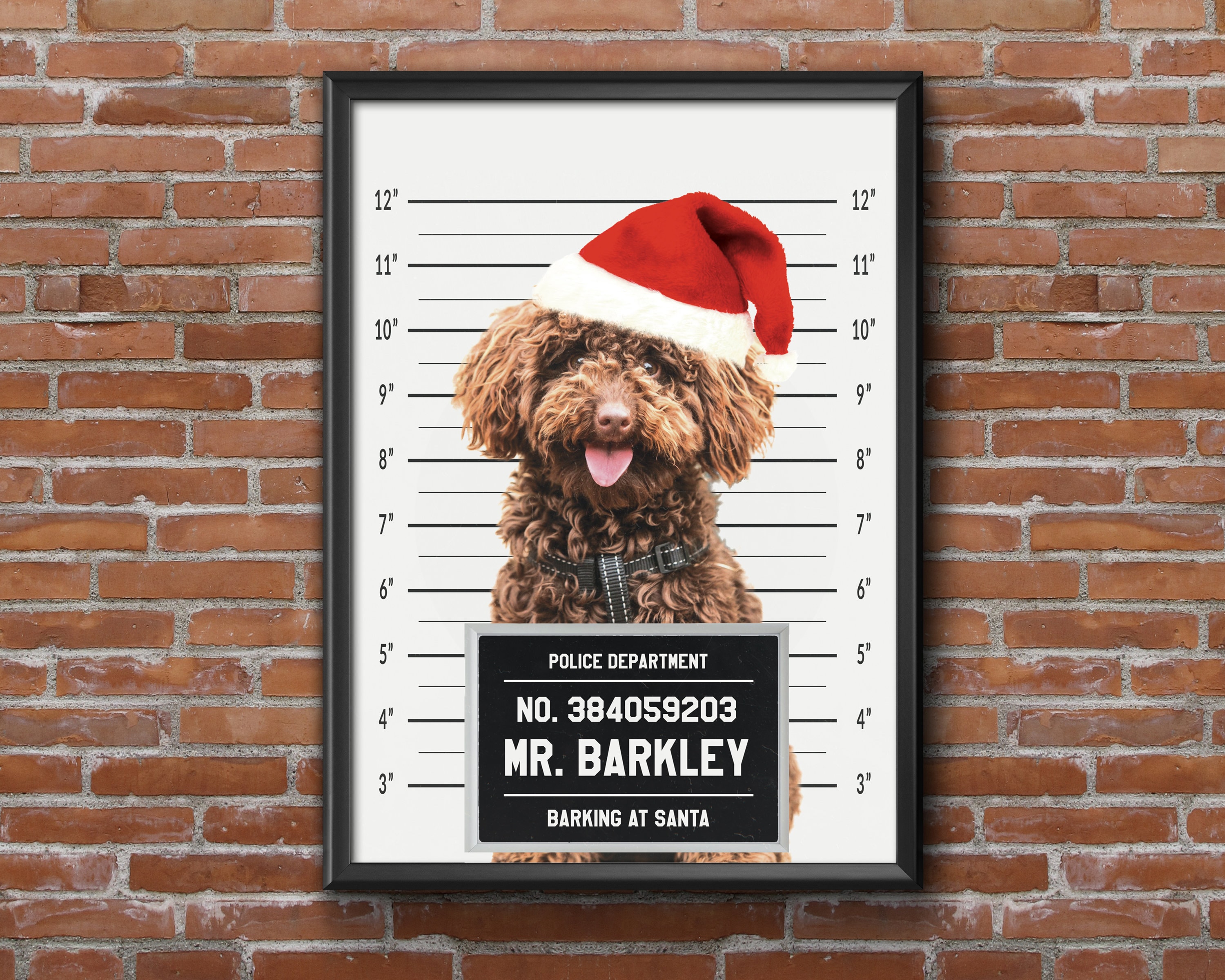 Custom Mugshot Pet Portrait Personalized Funny Gift Criminal - Etsy
