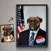 Custom Pet President Portrait, Dog, Cat, Painting From Photo, American ...