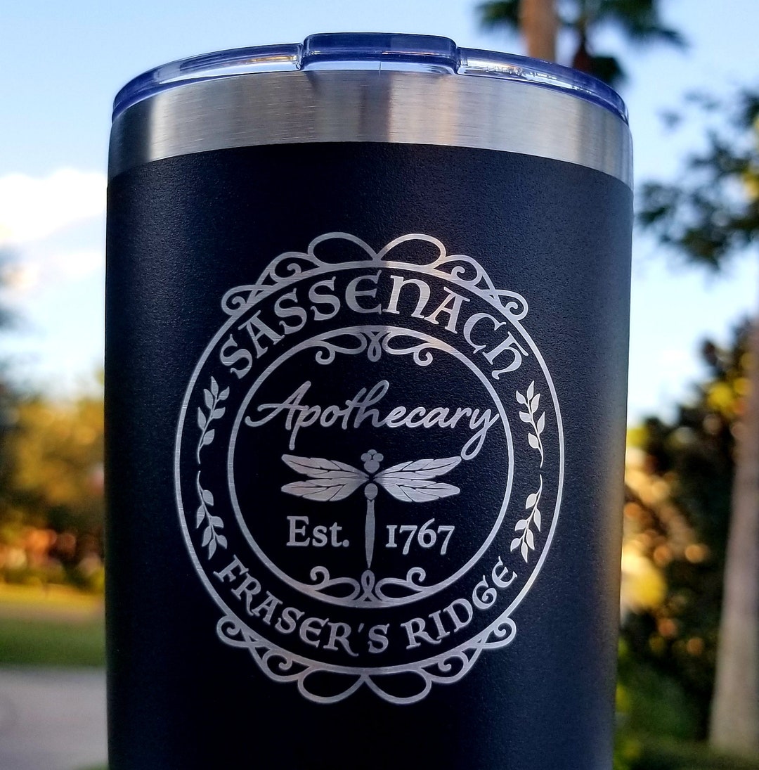 Outlander Engraved Tumbler 20 Oz Custom Tumbler Sassenach Engraved ...