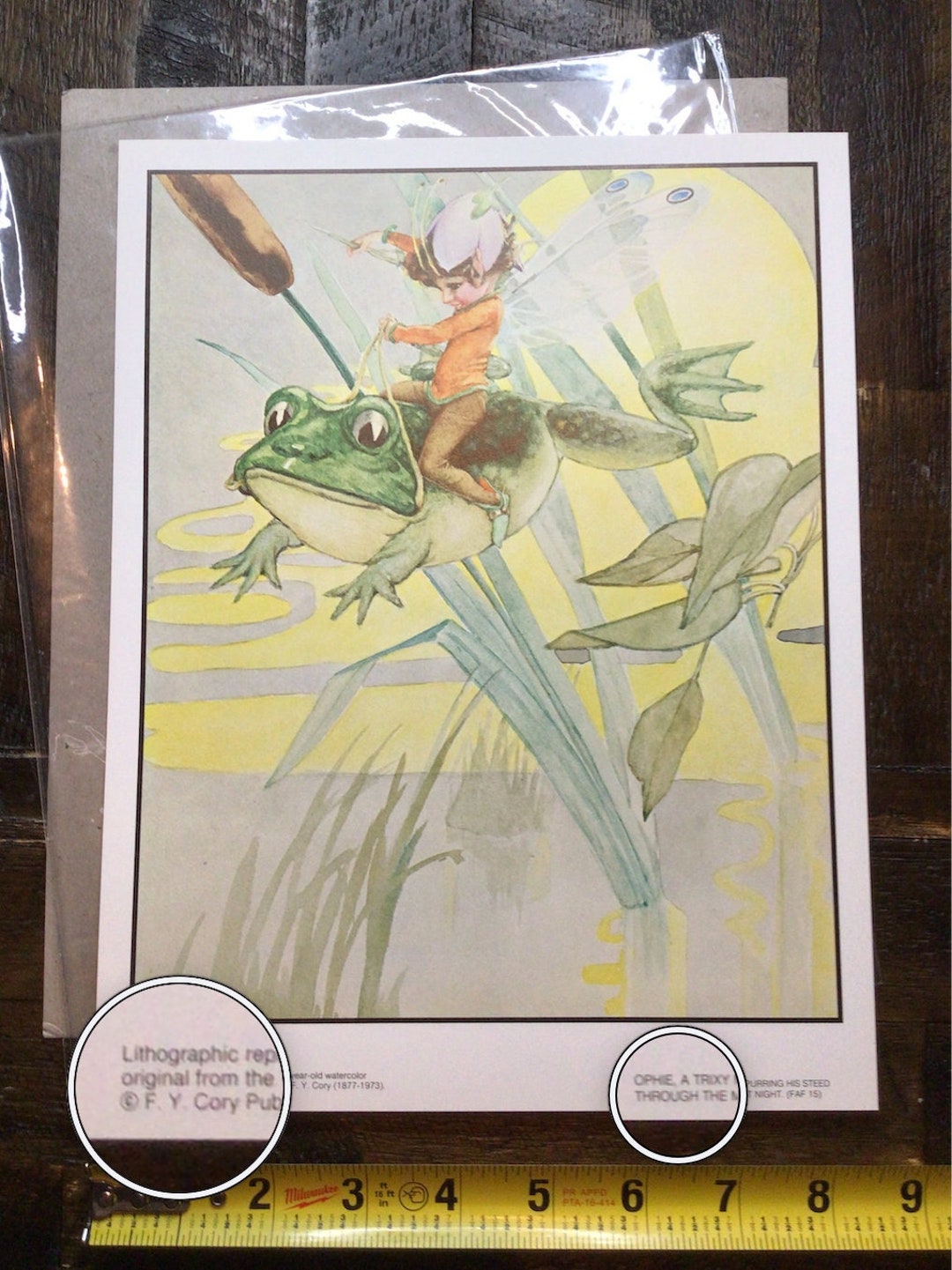 O is for Ophie - Fairy Alphabet Print - Illustrated by Fanny Y. Cory - Etsy