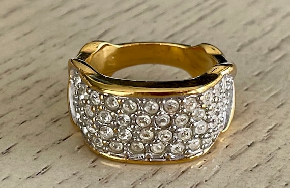 Avon Vintage 1994 Elizabeth Taylor Ring brilliance 22K Gold | Etsy