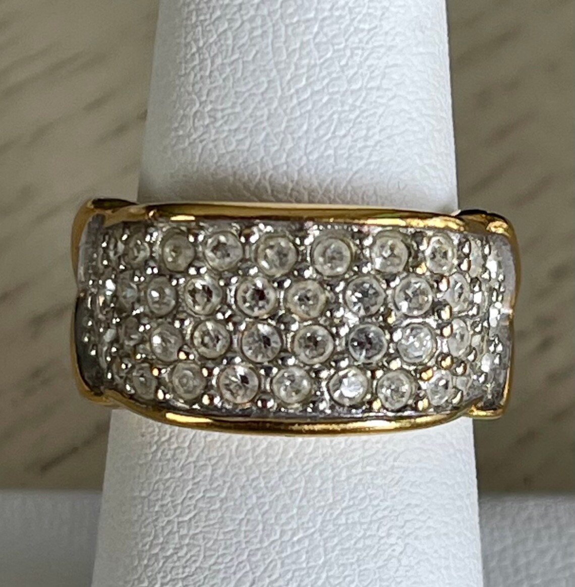 Avon Vintage 1994 Elizabeth Taylor Ring brilliance 22K Gold - Etsy