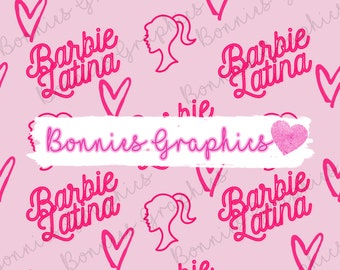 Barbie Seamless Pattern - Etsy