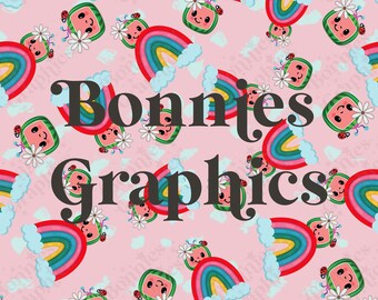 Cocomelon Seamless | Etsy