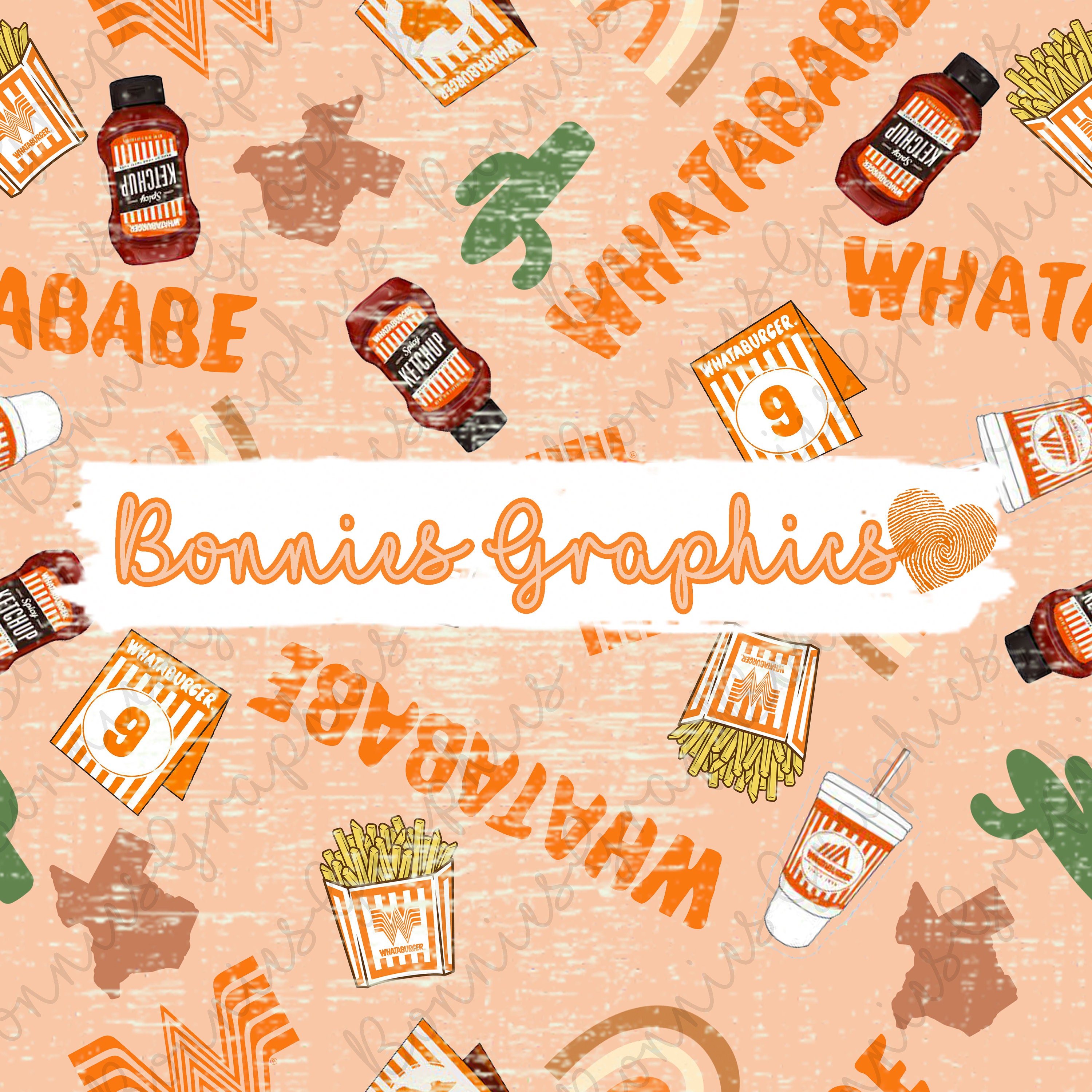 Whatburger Whataburger seamless file Whatababe file | Etsy