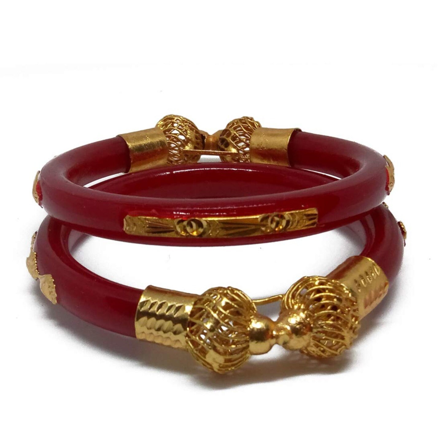 Handmade Gold Plated Traditional Shakha/sakha Pola Bangle for - Etsy