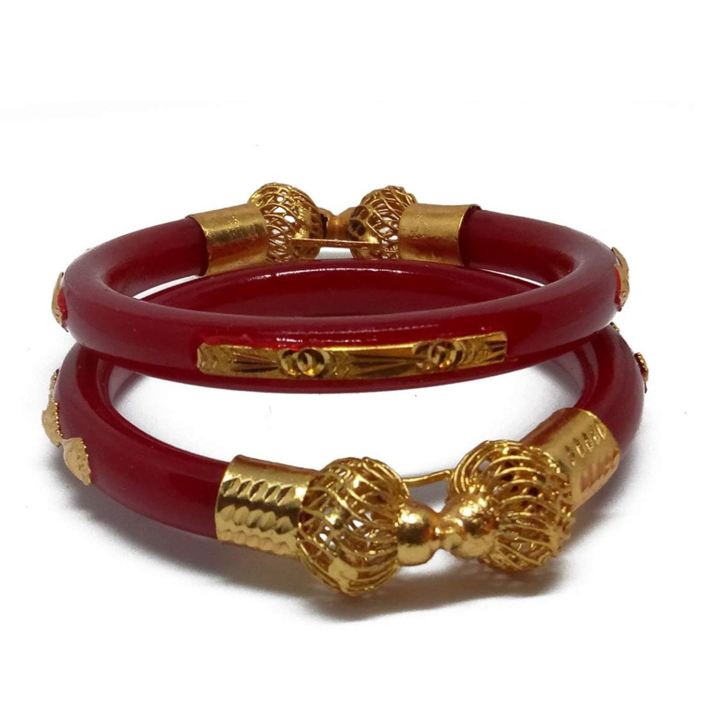 Handmade Gold Plated Traditional Shakha/sakha Pola Bangle for - Etsy