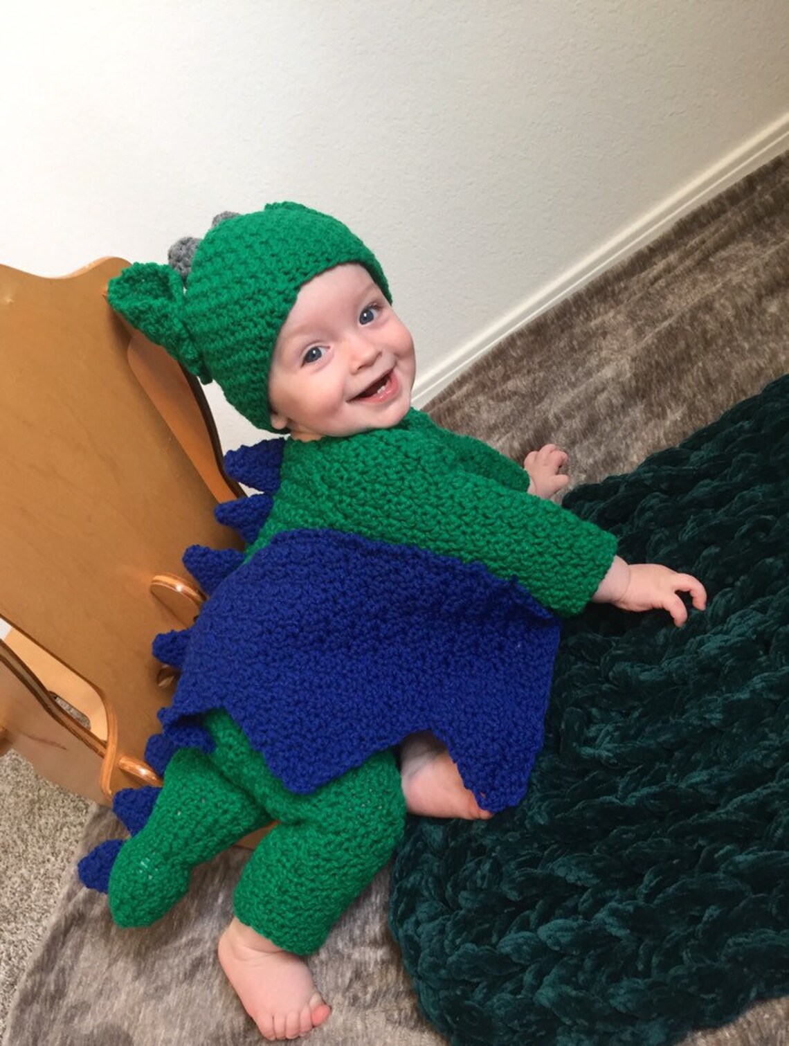 The Baby Dragon Crochet Costume Pattern by Ila Quinn Designs | Etsy