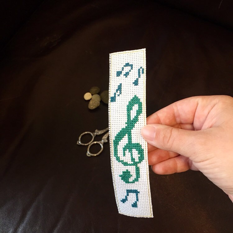 Musical Notes and Treble Clef PDF Cross Stitch Pattern/ Music - Etsy
